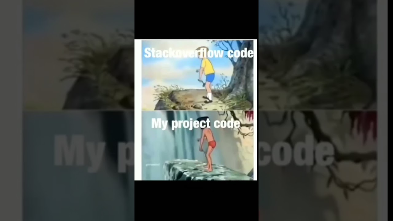 PROJECT CODE VS STACK OVERFLOW  | CRYFINTECH CREATIVE CORNER | #SHORT #PROGRAMMING #STACKOVERFLOW