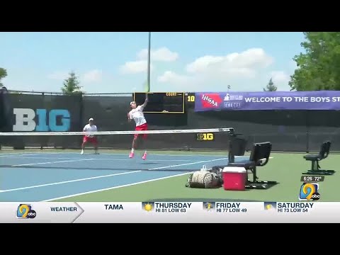 Linn-Mar's Rice and Bauermeister claim second in 2A boys state tennis tournament