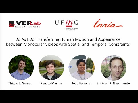 WACV 2020 Spotlight Video Presentation: Transferring Human Motion