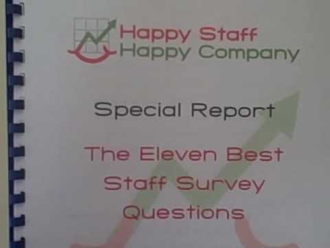 Staff Survey - Free Report - 11 Best Questions