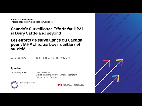 Canada’s Surveillance Efforts for HPAI in Dairy Cattle and Beyond