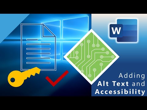 Word | Adding Alt Text and Accessibility
