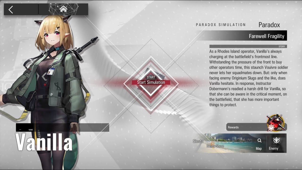 Arknights Paradox Simulation Vanilla Guide