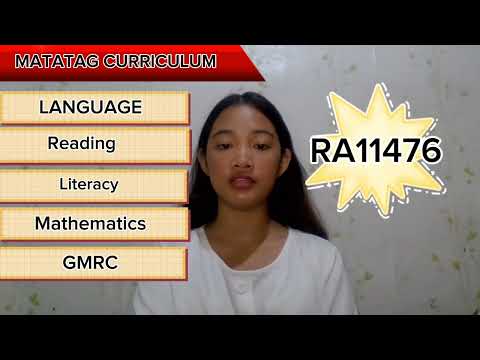 K-12 AND MATATAG CURRICULUM FRAMEWORK