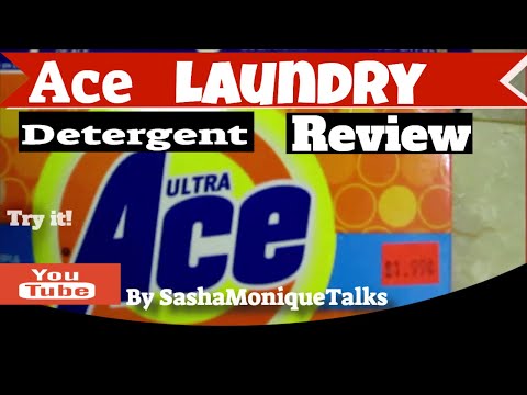 Ace Laundry Detergent Review By #SashaMoniqueTalks