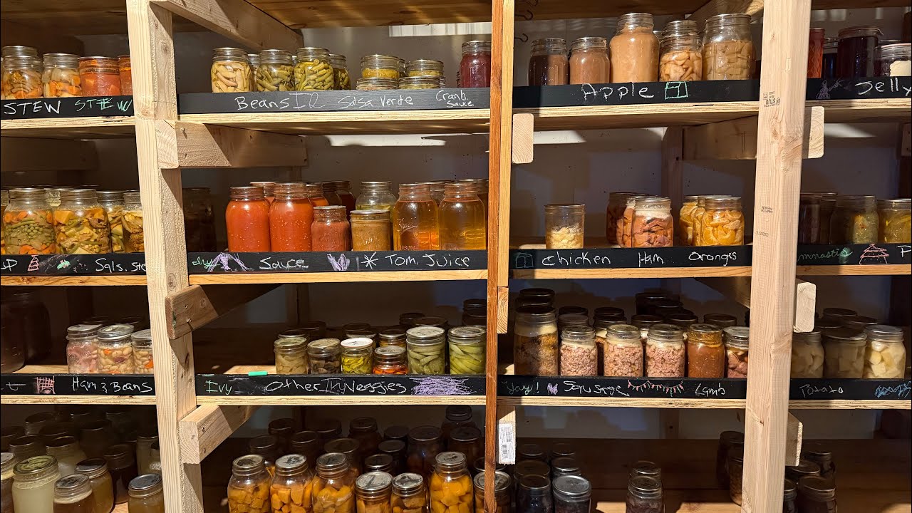 Canning Pantry Tour | What's In Our 2025 Pantry?