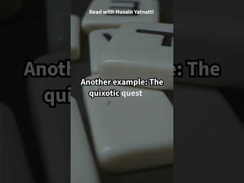 Understanding the Complex Word 'Quixotic' and Its Real-Life Applicatio