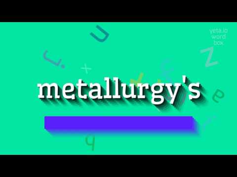 How to say "metallurgy's"! (High Quality Voices)