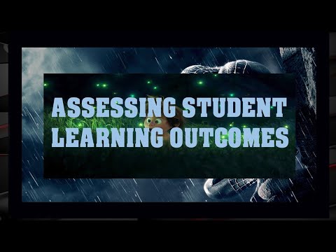 Chapter 4 - ASSESSING STUDENT LEARNING OUTCOMES