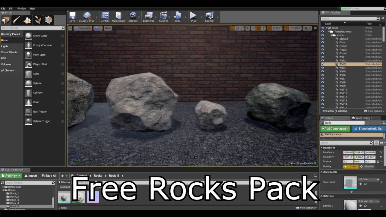 (Free) Rock Models Pack