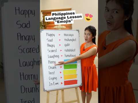 ENGLISH TO TAGALOG - Emojis #tagalog #languagelearning #philippines