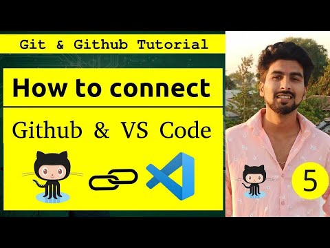 How to connect github to visual studio code