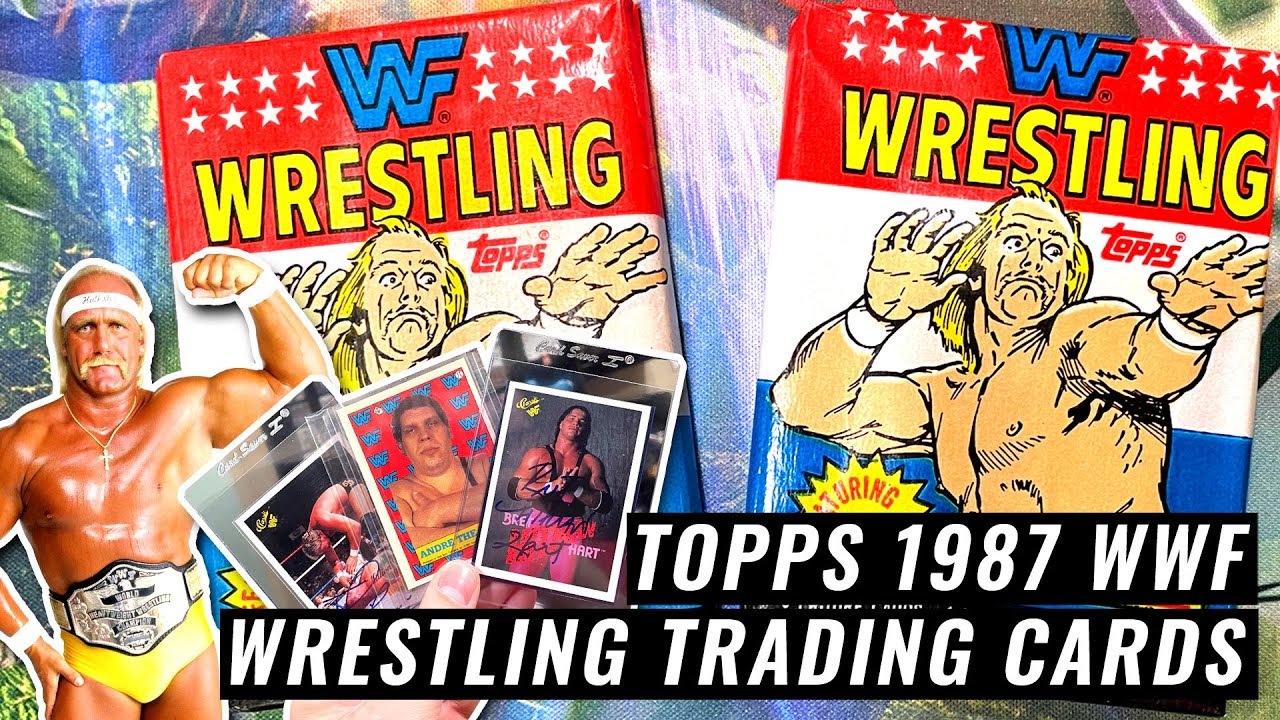 Opening WWF TOPPS Trading Cards From 1987!!! Brother!!!