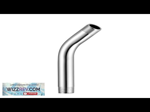 Shower Head Arm with Flange 6 Inches Wall Mounted Stainless Steel Chrome Review