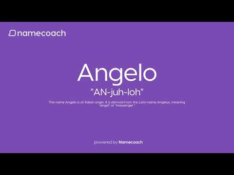 How to Pronounce Angelo