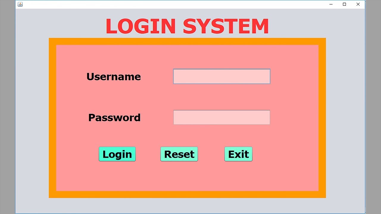 How to Create ||Login System GUI|| in Java Language ||NetBeans||
