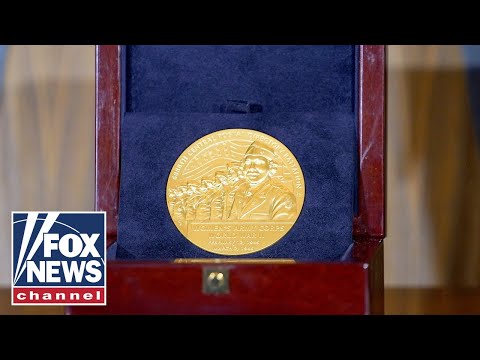 Gold Medal ceremony in honor of WWII Army Rangers