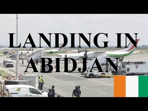 Landing in Abidjan Cote D'Ivoire - Félix Houphouët-Boigny Airport | Ivory Coast, 2023