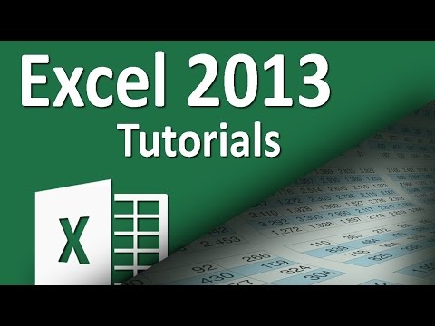 Excel 2013 - Tutorial 27 - Graphs - Area Charts