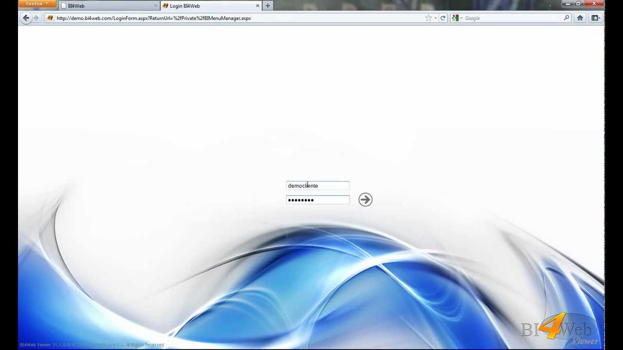 BI4Web English Demo