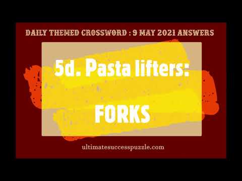 Daily Themed Crossword : 9 May 2021 answers ( 2021-05-09 )