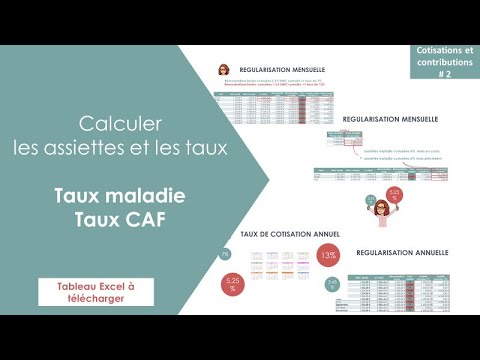 Cotisations patronales maladie et CAF - Calcul des taux et des assiettes applicables #3