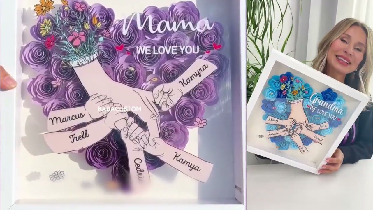 Custom Mom Flower Box, Best Mother's Day Gift