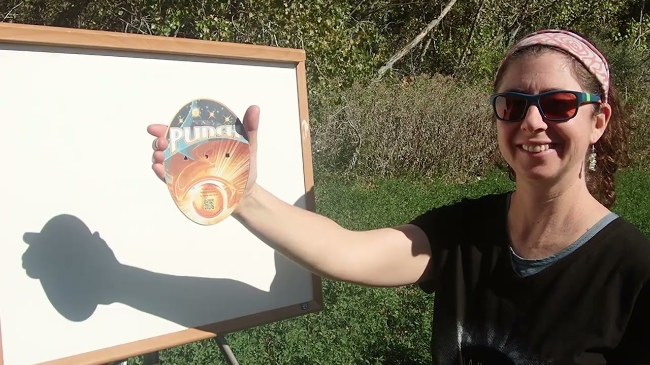 1. Using the 3-Hole-PUNCH Pinhole Projector Outside with the Sun as the Light Source