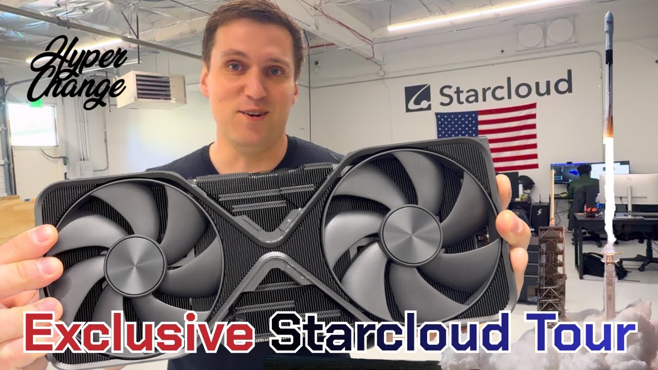 First AI Datacenters In Space! (EXCLUSIVE Starcloud Tour) 🛰️