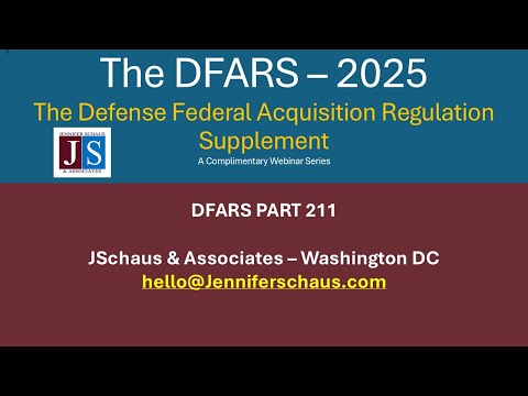 2025 DFARS Part 211, Describing Agency Needs