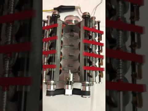 stirlingkit 24v v8 high speed generator electromagnetic engine teaching motor model
