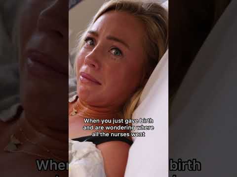 When you just gave birth and are wondering where all the nurses went #shorts
