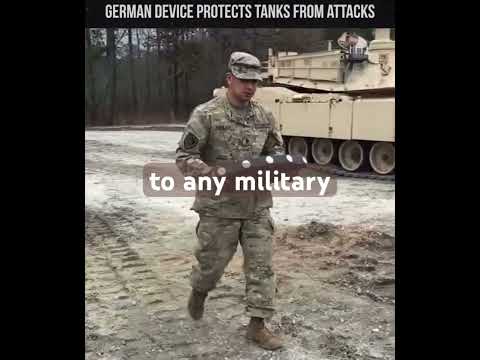 GERMAN DEVICE PROTECTS TANKS FROM ATTACKS💥😳#military #tanks ##army