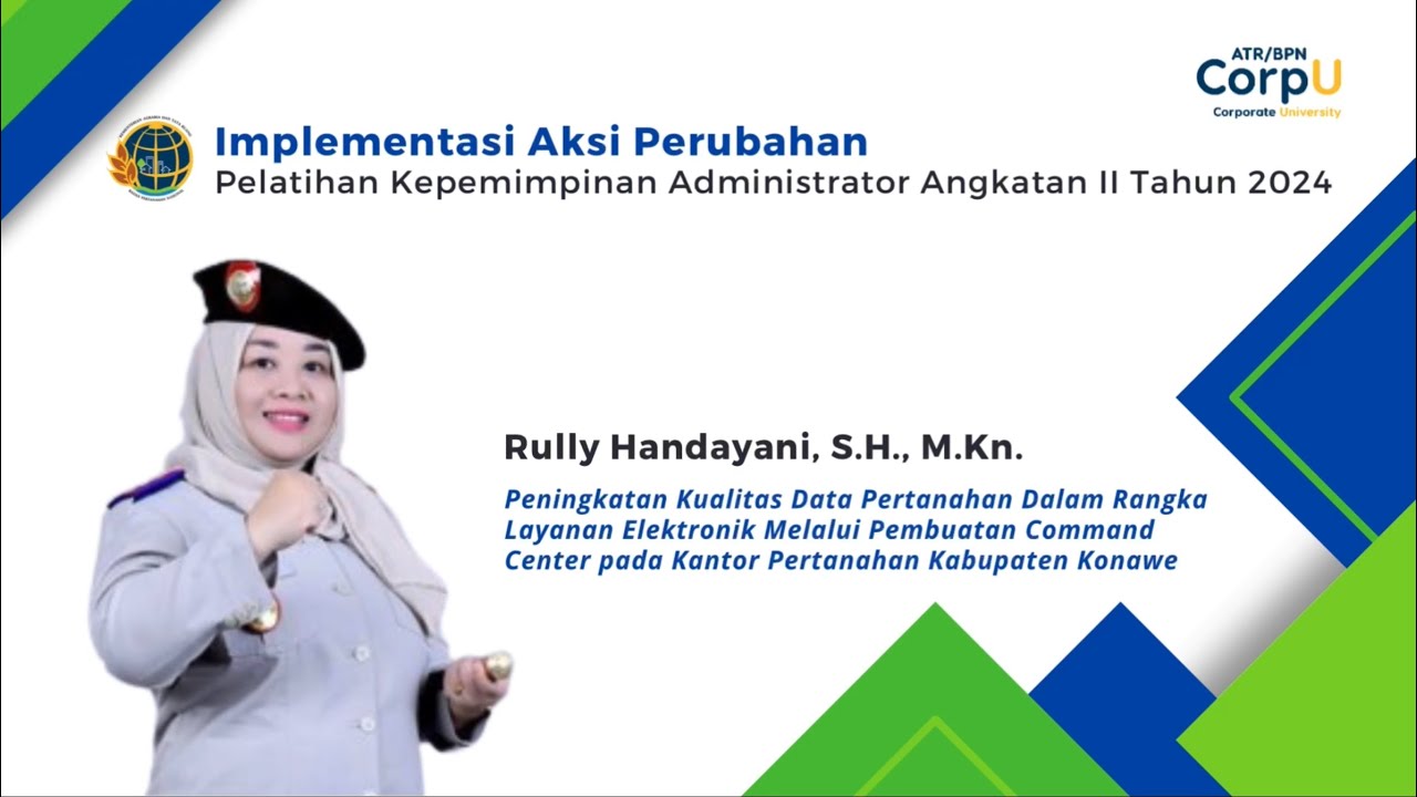 IMPLEMENTASI AKSI PERUBAHAN KINERJA ORGANISASI PELATIHAN KEPEMIMPINAN ADMINISTRATOR ANGK. II/2024