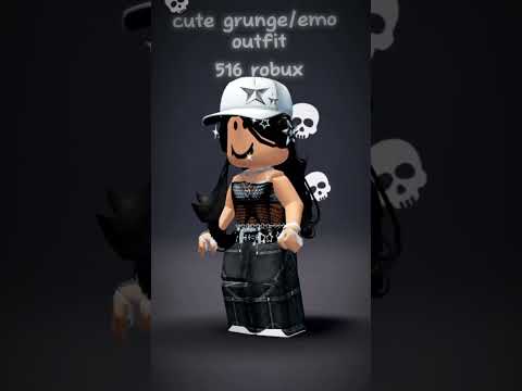 cute y2k/grunge/emo roblox outfit idea