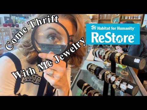 Come Thrift With Me | Jewelry Haul | Habitat for Humanity ReStore