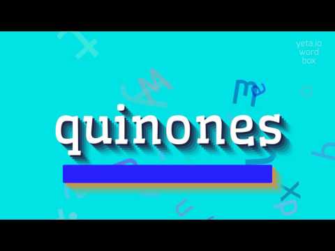 How to say "quinones"! (High Quality Voices)