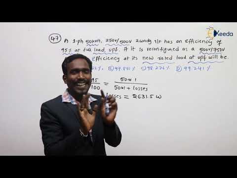 Solving Previous Year Transformers Problems - GATE Electrical Machines ...