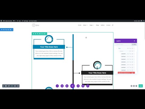 How To Add More Timeline Box Content In Layout Divi Layouts