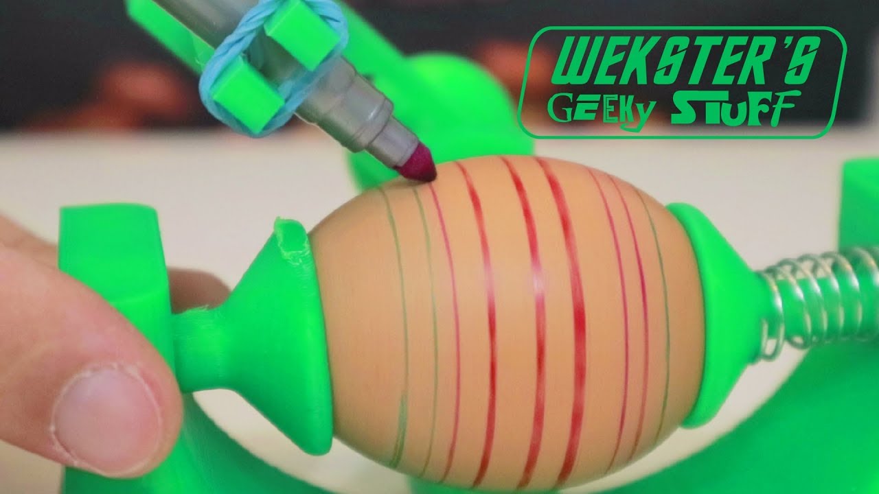 3D printed EGG PAINTER - Eggbrandt!