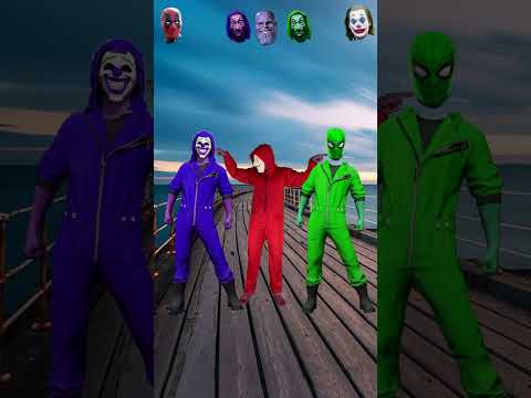 Green,blue & red money heist 😜Bella ciao #youtubeshorts #shorts
