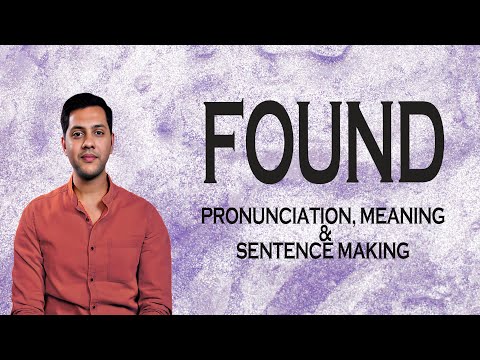 Found - Meaning & Pronunciation Word World Audio Video Dictionary
