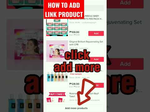 HOW TO ADD PRODUCT LINK ON TIKTOK #tiktoklink #tiktokaffiliate