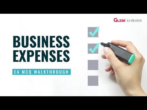 Free EA Exam Practice Questions | Part 2 — Business Expenses