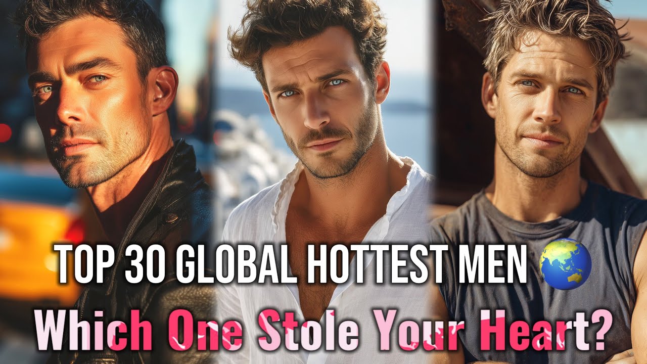Top 30 Most Attractive Men Worldwide | Unforgettable Faces Part 7