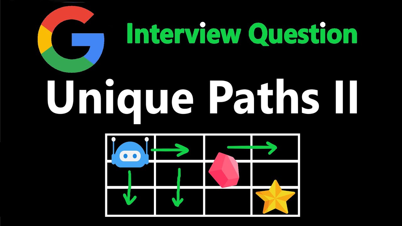 Unique Paths II - Leetcode 63 - Python