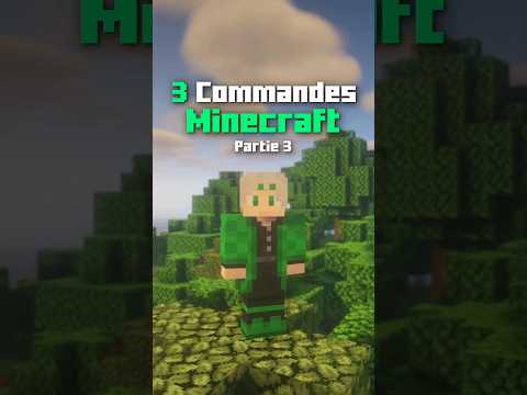 3 Commandes Minecraft ultra pratique ! #shorts