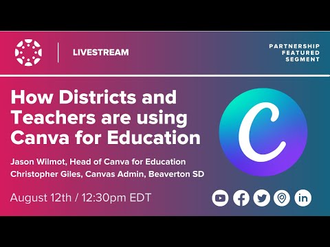 How Districts and Teachers are using Canva for Education