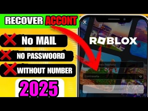 ▶️ HOW to RECOVER Your ROBLOX ACCOUNT Without EMAIL or PHONE NUMBER (2025) ✅