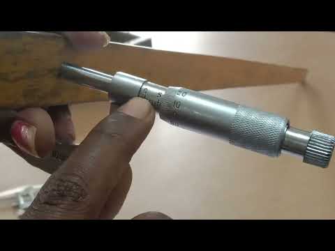 How to take reading in |screw gauge|Tamil| Young's|modulus| thickness using |screw gauge| in Tamil|